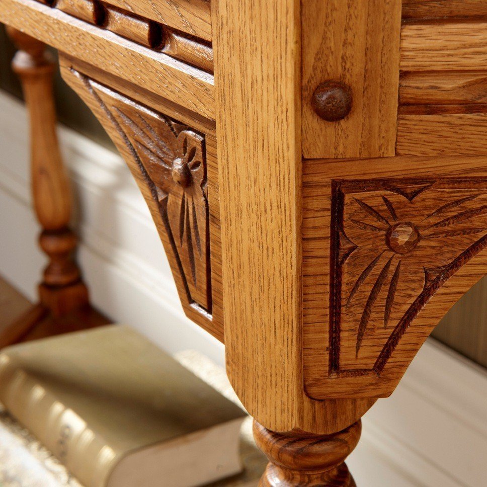 Wood Bros. Canted Console Table - Choice Furniture Direct